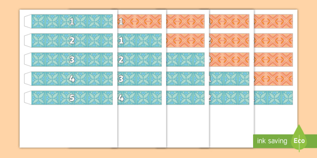 Number Bonds to 5 Maths Activity Paper Chain (teacher made)