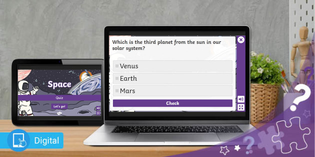Multiple Choice Space Interactive Quiz | Twinkl Go!