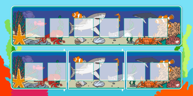 Under The Sea Themed Visual Timetable Display (teacher made)
