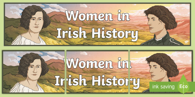Women in Irish History Display Banner