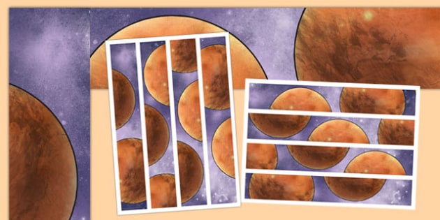 Mars Display Borders (teacher made)