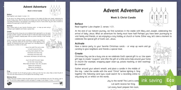 Advent Adventure Week Five: Teaching About Christ - Prophet, Jesus, Bible