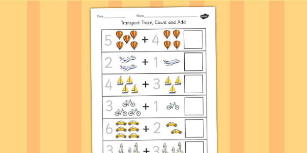 Transport Trace Count and Add Worksheet