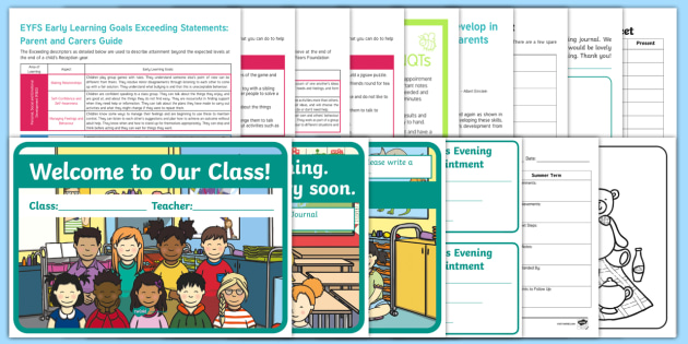 EYFS Parents' Evening Resource Pack (teacher made)