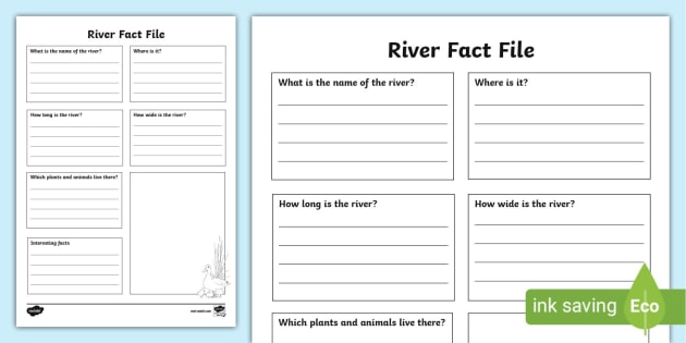 River Fact File Template (creat de profesori)