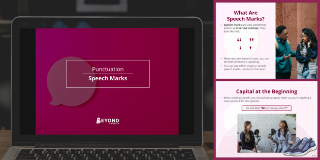Speech Marks Starter PowerPoint (Lower Ability) | Beyond