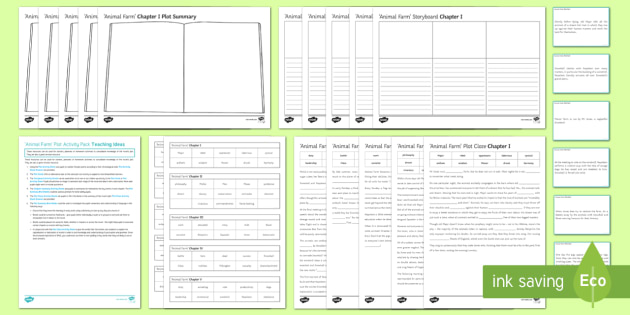 GCSE Plot Activity Pack to Support Teaching on 'Animal Farm' by George ...