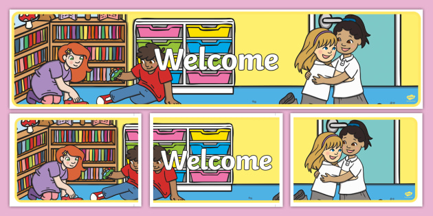 FREE! - 👉 Welcome Display Banner (teacher made)