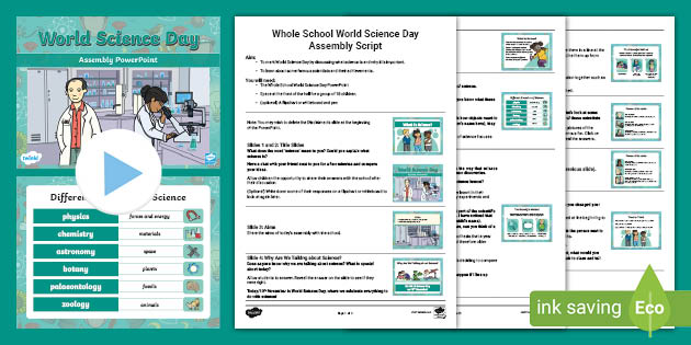 World Science Day Assembly Pack (teacher made)