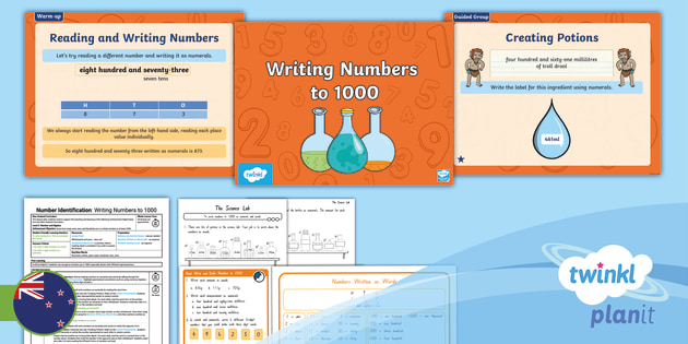 Level 2 Number Identification: Read, Write and Order Numbers to 1000 ...