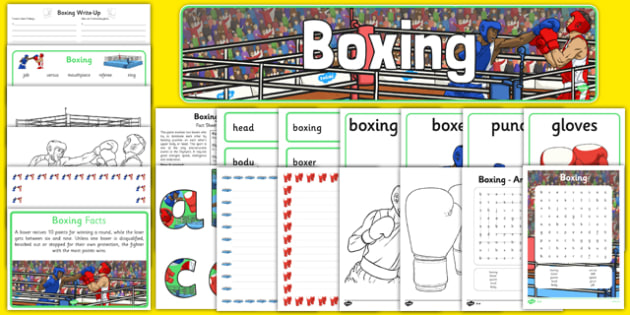 Rio 2016 Olympics Boxing Resource Pack (teacher made)