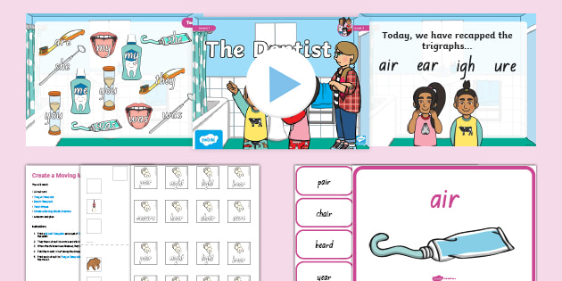 Recap Trigraphs Level 3 Week 10 Lesson 1 (teacher made)