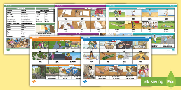 👉 Spanish Instructions Word Mat Pack - KS2 Resources