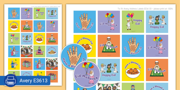 Eid Stickers (Teacher-Made)
