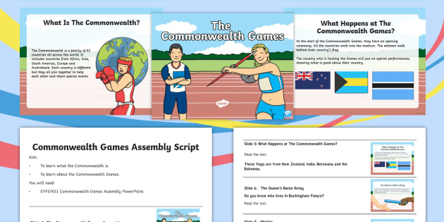 EYFS/KS1 Commonwealth Games Assembly Pack