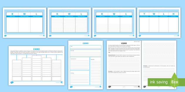 CSIRO Resource Pack (teacher made)