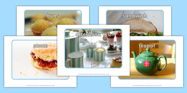 Afternoon Tea Display Photos (teacher made)