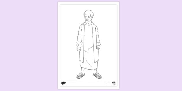 FREE! - James Son of Zebedee - Colouring Sheet