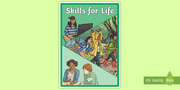 Skills for Life A4 Display Poster