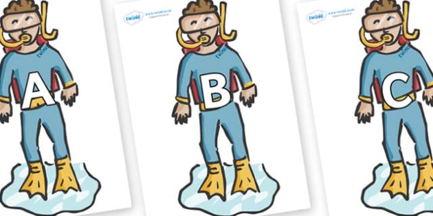 FREE! - A-Z Alphabet on Divers (Teacher-Made)