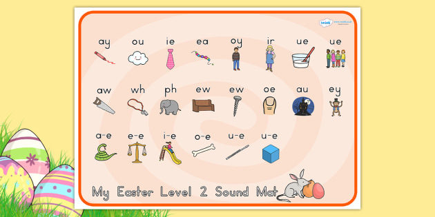 Easter Level Two Sound Mat (Teacher-Made)