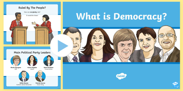 CfE What is Democracy? PowerPoint - democracy, elections