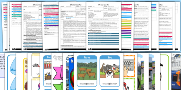 Eyfs Aspect 1 Environmental Sounds Adult Input Planning And Resource Pack