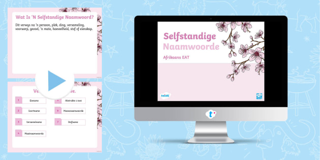 Selfstandige Naamwoorde PowerPoint (teacher made)
