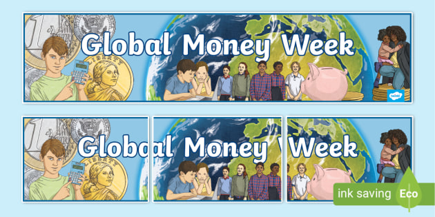 Global Money Week Display Banner (teacher made)