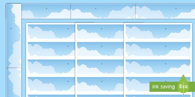 Classroom Calm Corner Bulletin Board Borders (teacher made)