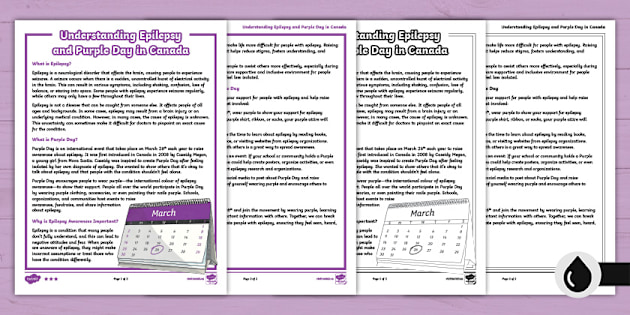 Epilepsy Resources | twinkl.co.uk