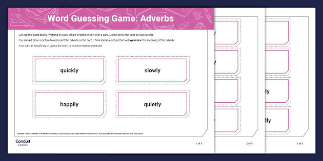 Adverbs Games | twinkl.co.uk