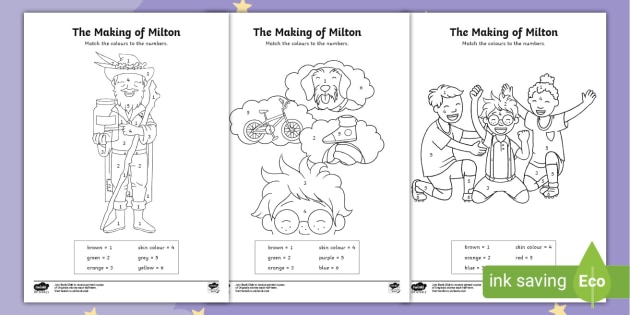 The Making of Milton Colour by Number (teacher made)