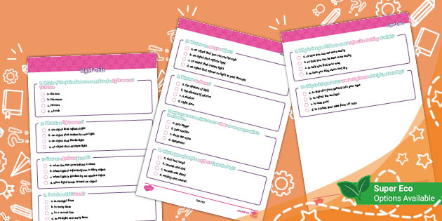 Science Light Tests | twinkl.com.au