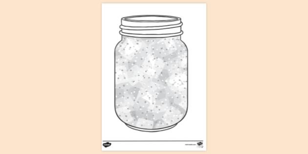 FREE! - Fall Autumn Themed Candle Jar Colouring | Colouring Sheet