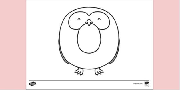 'o' Colouring Page | Colouring Sheets