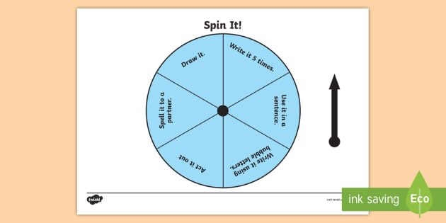 'll' Spin It Game (teacher made)