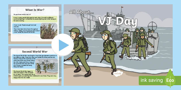 KS1 All About VJ Day PowerPoint (teacher made)