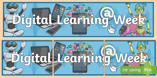 Digital Learning Week Display Banner (teacher made)