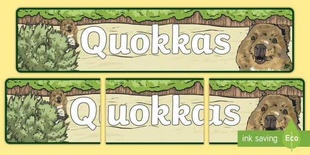 Quokkas Display Banner