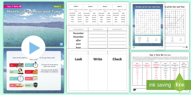 Year 2 Term 3B Week 5 Spelling Pack (teacher made)