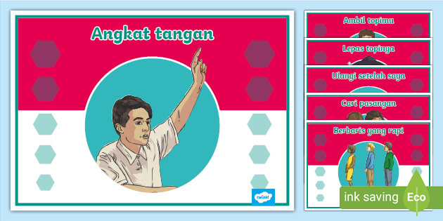 Classroom Instructions Posters - Indonesian Language