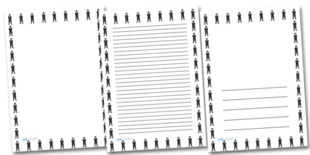 Gestapo Officer Portrait Page Borders- Portrait Page Borders