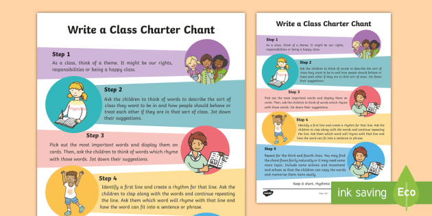KS1 Write a Class Charter Chant Guide (teacher made)