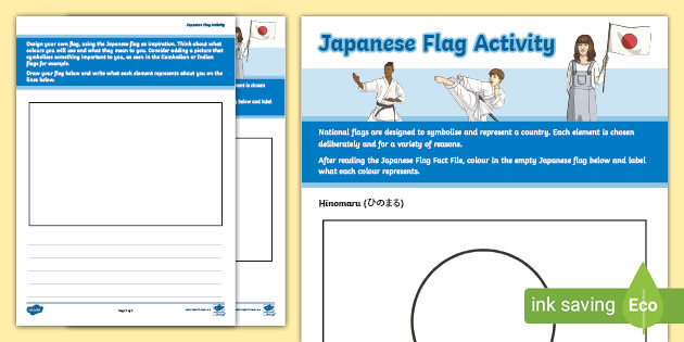 Japanese Flag Activity (teacher made)