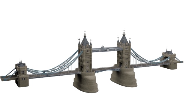 Tower Bridge Augmented Reality (AR) Quick Look Model