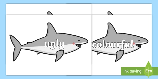 FREE! - Wow Words on Sharks (teacher made)