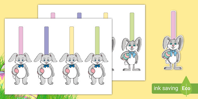 Easter Bunny Finger Spaces