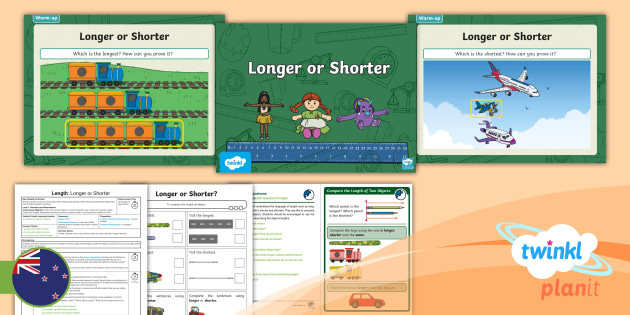 Level 1 Length: Compare the Length of Two Objects Lesson 2