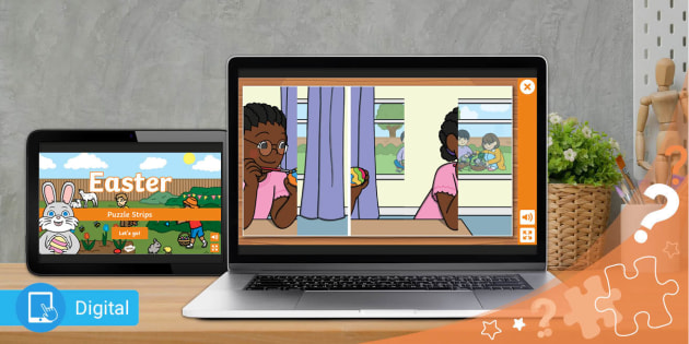 Easter Sequencing Puzzle Strips Game | Twinkl Go!